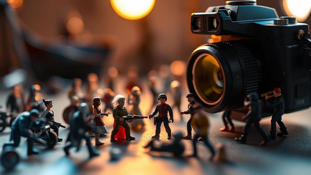 Expert Camera Techniques for Toy Figurine Photography - Toys in a Studio